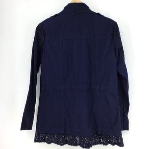 Maison Jules | Jackets & Coats | New Maison Jules Navy Blue Lace ...